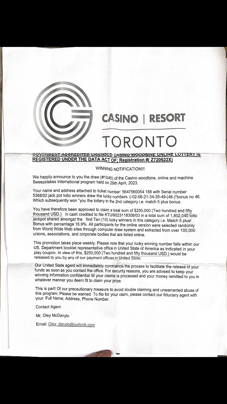 Scam Alerts - Great Canadian Entertainment